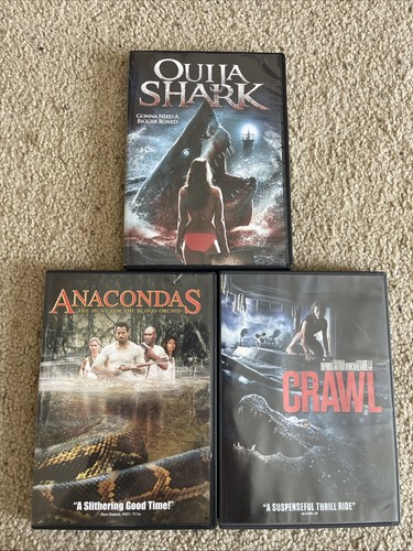 Lot of 3 Horror DVDs - Ouija Shark - Anacondas:The Hunt For Blood ...