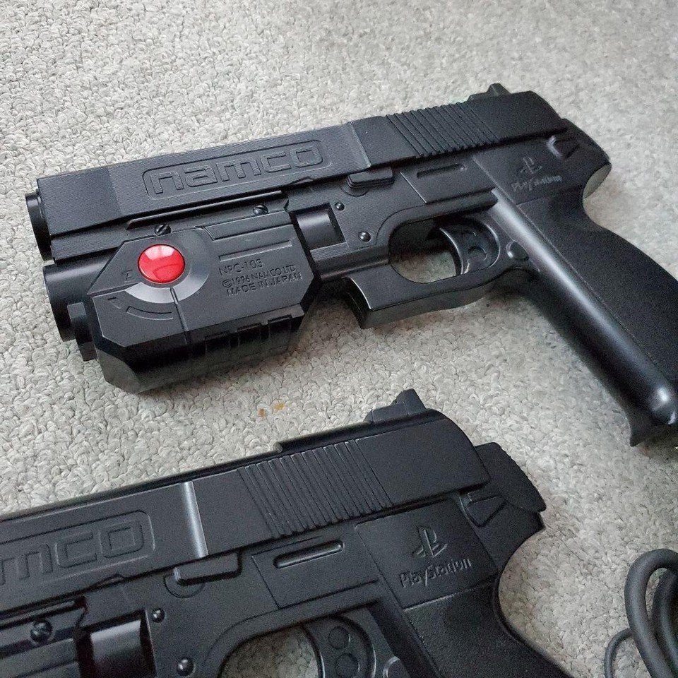 GunCon Light Gun Controller Namco NPC-103 Lot of 1~4 for PS1 Japan Used ...