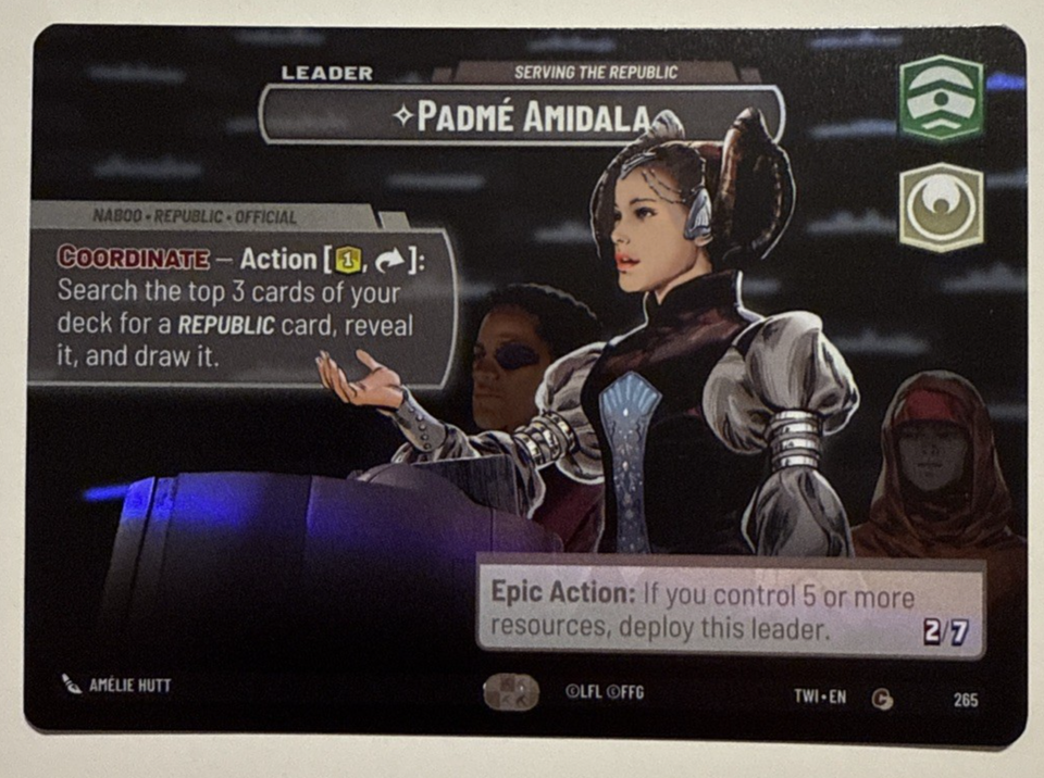 Padmé Amidala - Serving the Republic (Showcase) - Star Wars: Unlimited ...