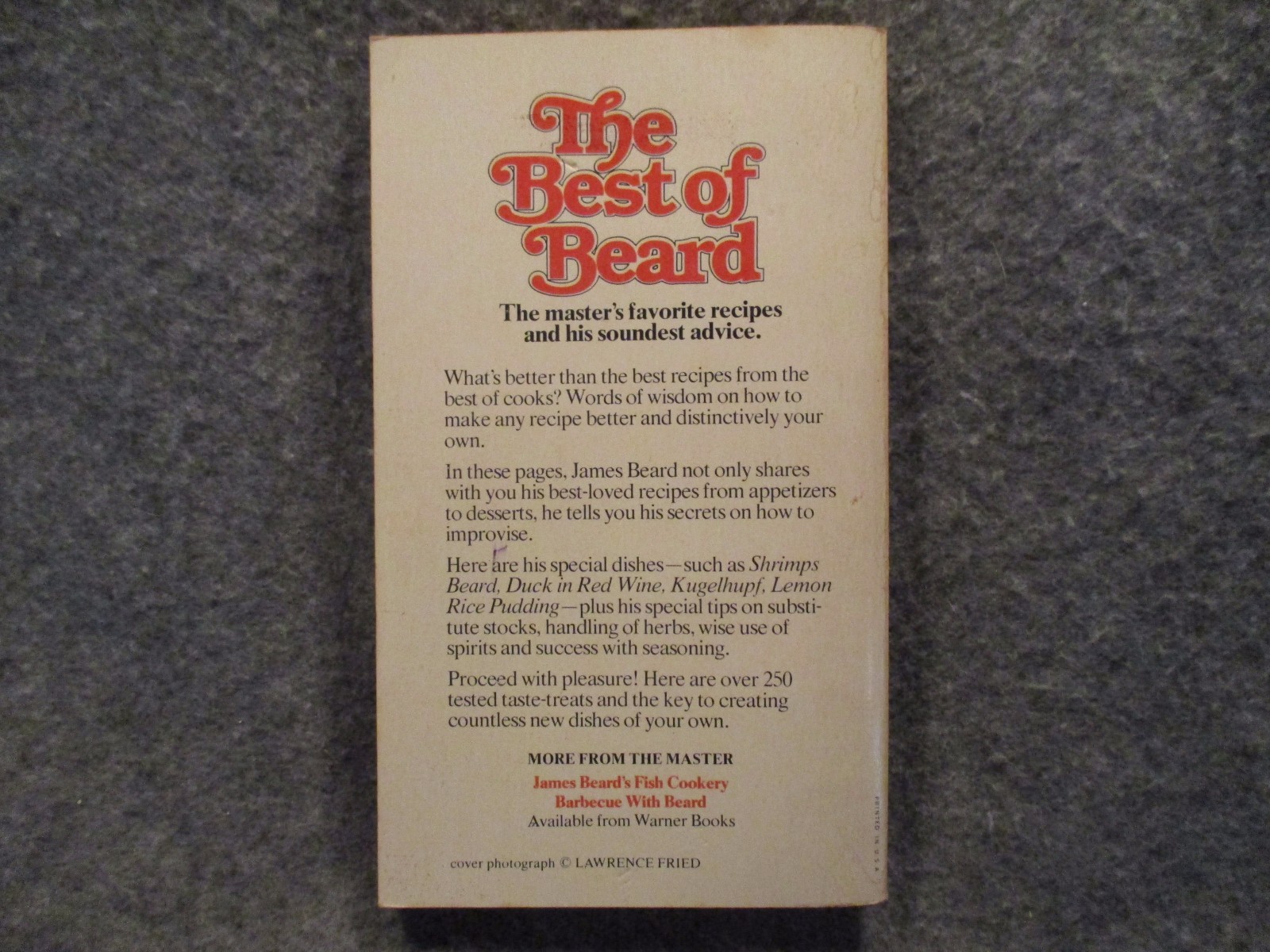 The Best Of Beard James Beard & Pat Stewart 1975 Vintage Paperback ...