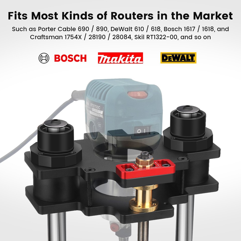 ENJOYWOOD GD7 PRO Router Lift for 65mm/69mm Wood Router for Router ...