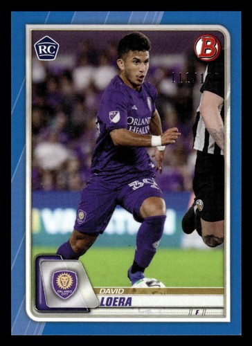2020 Bowman MLS David Loera Blue Parallel RC /150 #53 | eBay