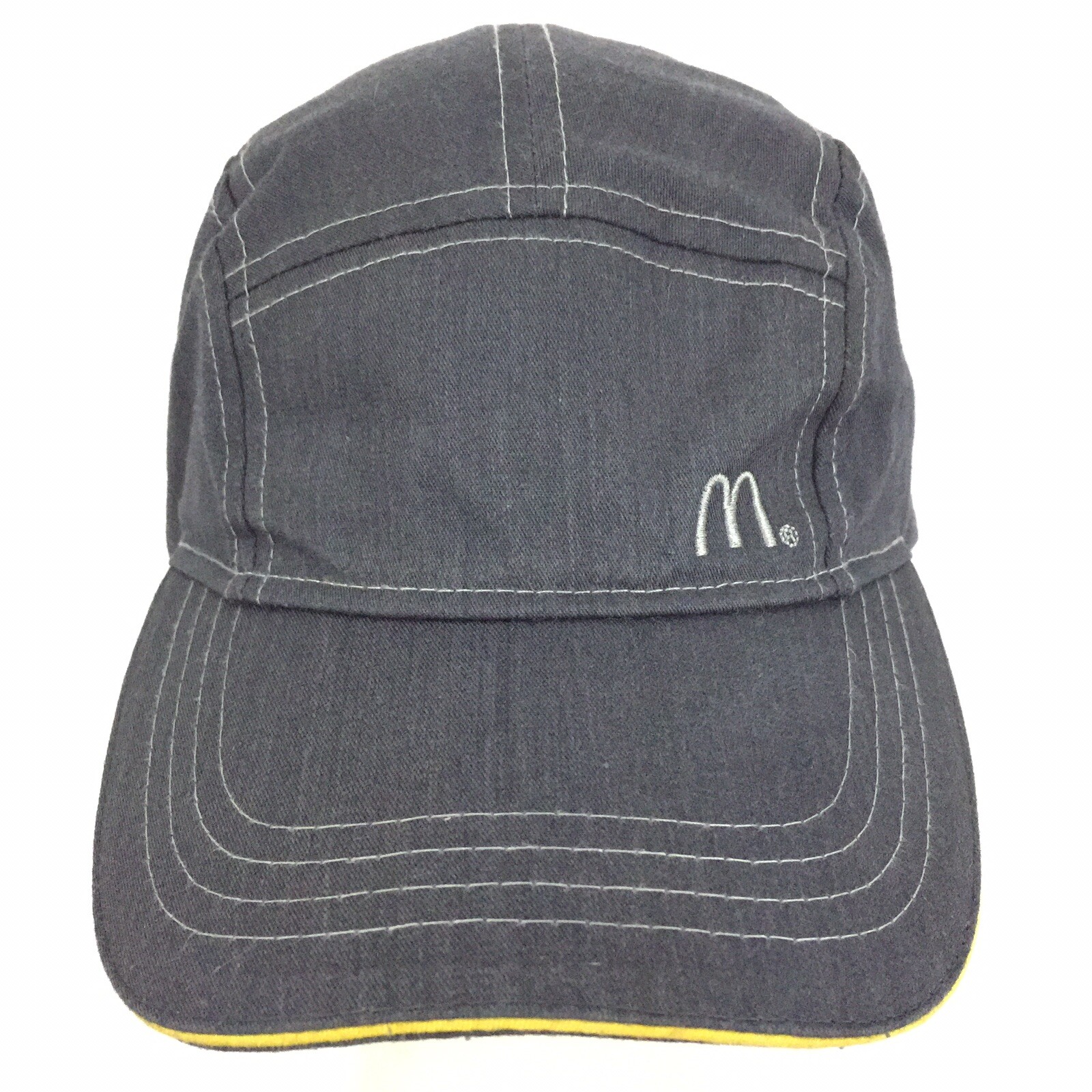 McDonalds 5 Panel Hat Employee Crew Work Fast Food Logo Uniform Apparel ...
