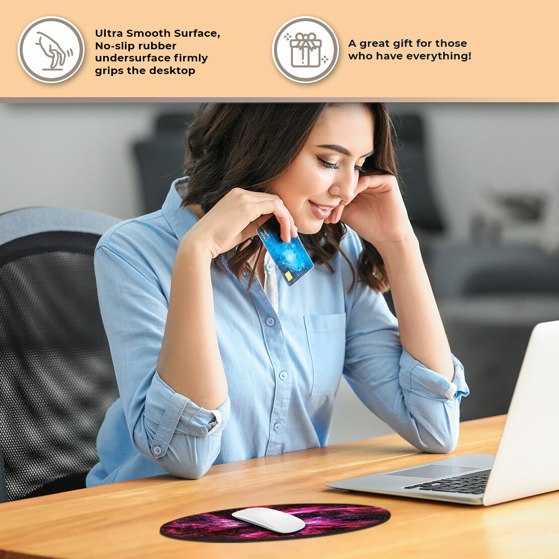 Round Mouse Mat - Pink Carina Nebula Space NASA Office Gift #8941 | eBay