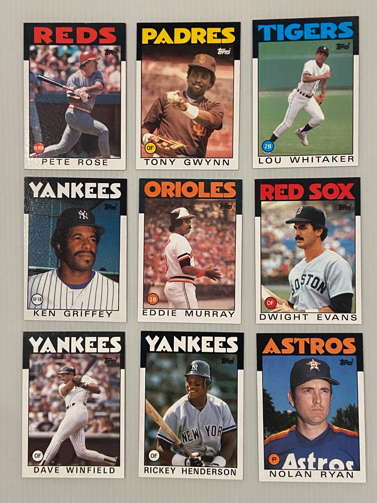 1986 TOPPS BASEBALL COMPLETE SET OF 792 CARDS From Vending Boxes | eBay