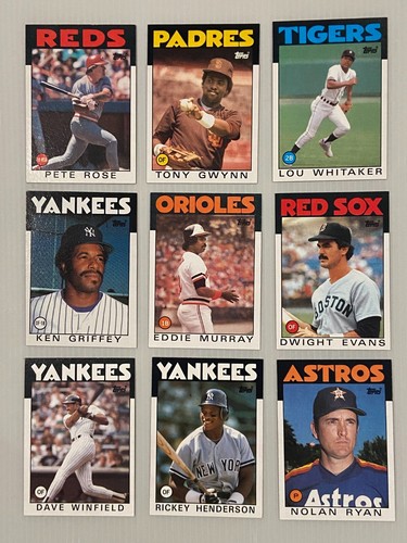 1986 TOPPS BASEBALL COMPLETE SET OF 792 CARDS From Vending Boxes | eBay