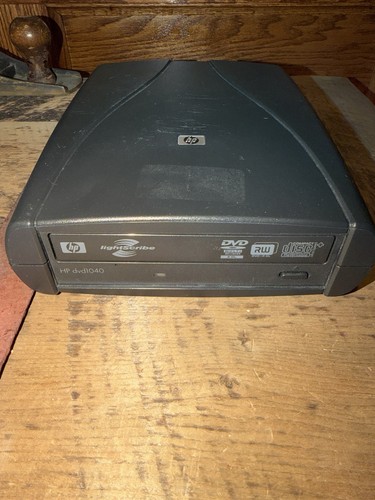 HP dvd1040 External Super Multi DVD Writer USB 2.0 LightScribe DVD±RW ...