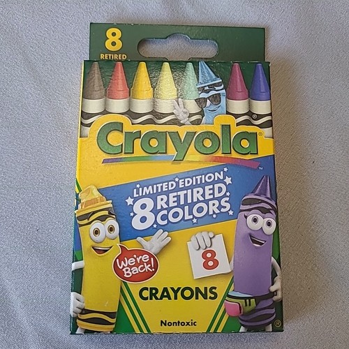 Crayola Crayons Limited Edition 8 Retired Vintage Colors Dandelion | eBay