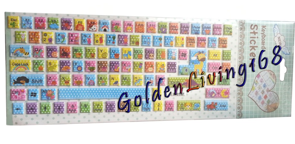 Desktop Laptop Computer Keyboard Stickers / Decals Cover Protector ...