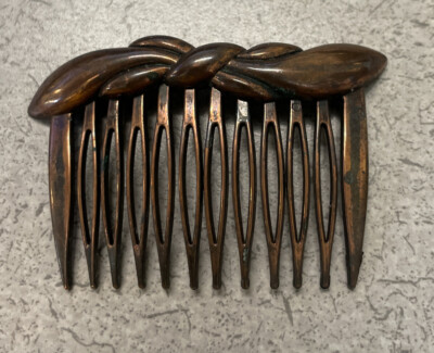 1981 Vintage BUCH+DEICHMANN Hair Comb DENMARK Brown | eBay