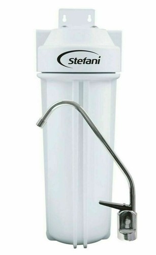 Stefani SINGLE UNDERSINK WATER FILTRATION SYSTEM Fits 250mm Cartridges ...