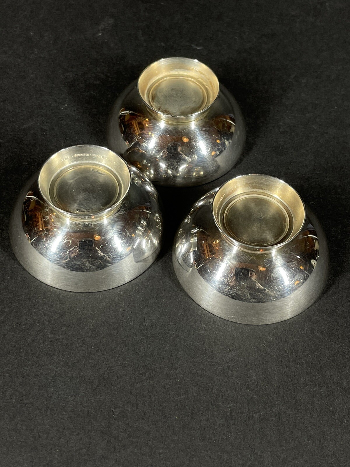 4 Vintage Meka Green Enamel Salt Dishes Denmark | eBay