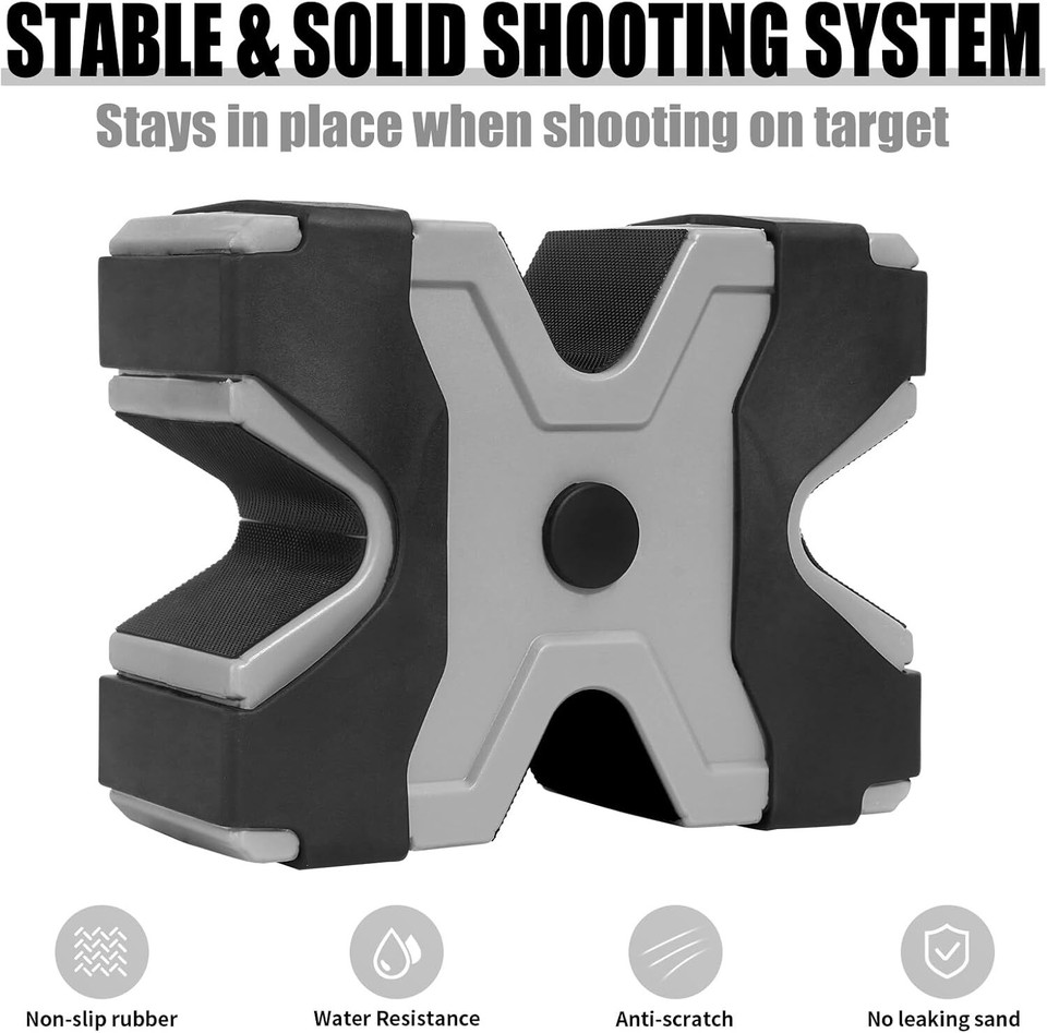 Shooting Rest Non-Slip Block Bench Rest for Rifle and Pistol,Shooting ...
