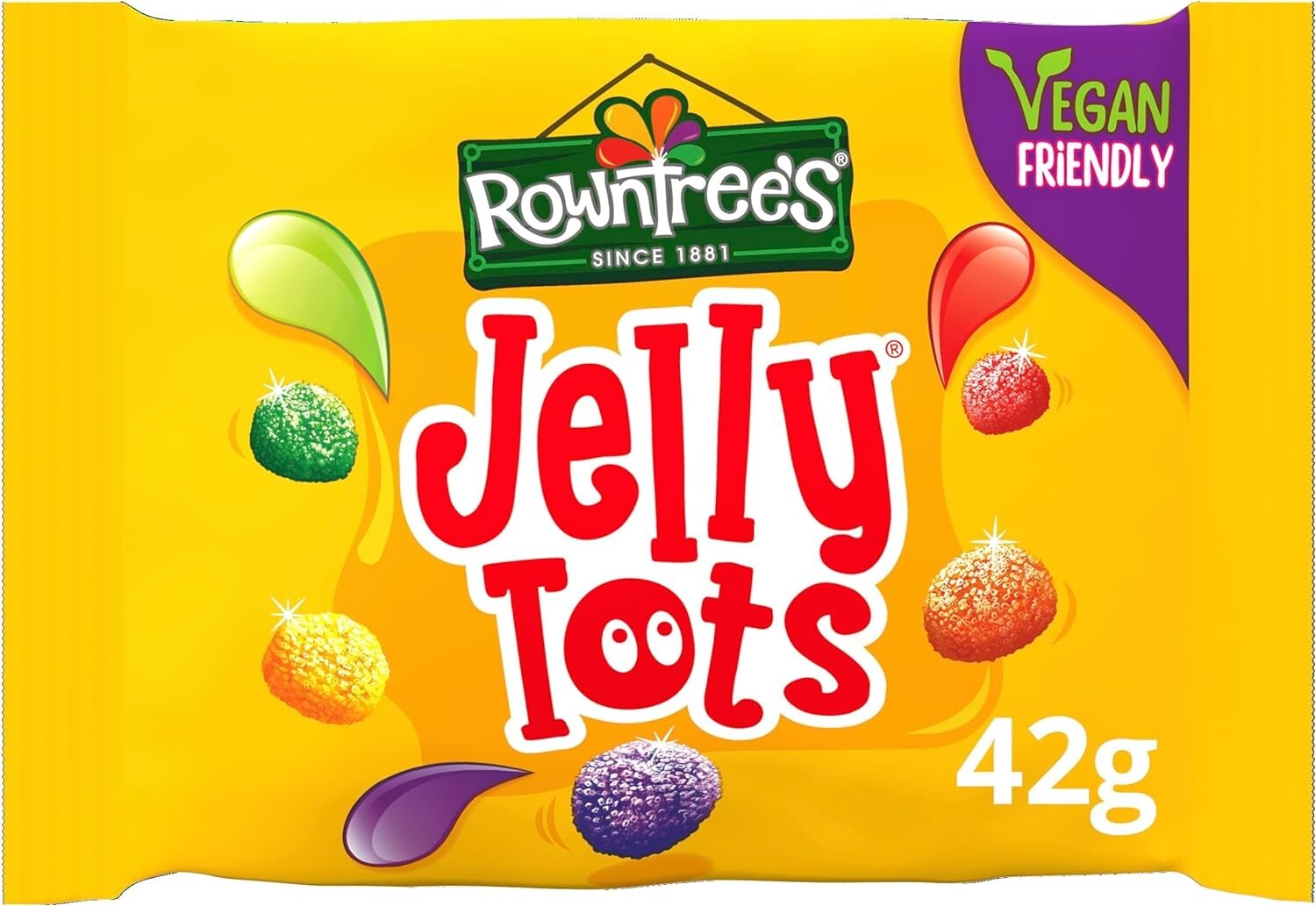 Nestlé Rowntrees Jelly Tots Sweets Bag, Vegan Friendly, 18 x 42 g | eBay UK