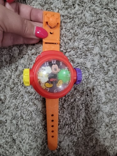 Disney Mickey Mouse Action Gears Mattel Watch Toy Plastic Toy Watch ...