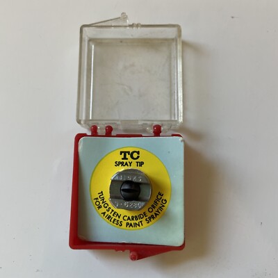 NEW TUNGSTEN CARBIDE ORIFICE BINKS 9-6280 SPRAY TIP FOR AIRLESS PAINT ...