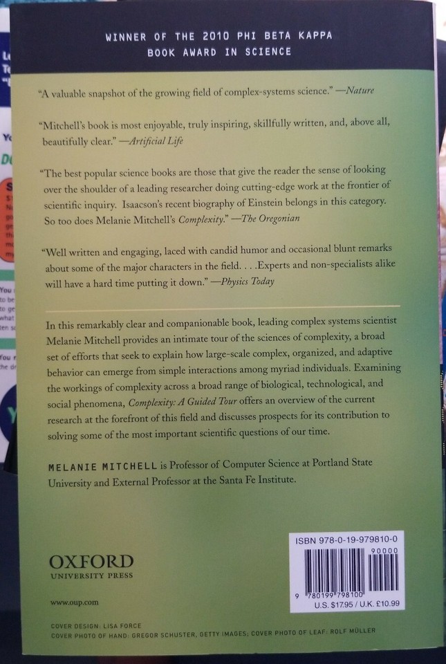 Complexity: A Guided Tour by Mitchell, Melanie (Paperback), excellent ...