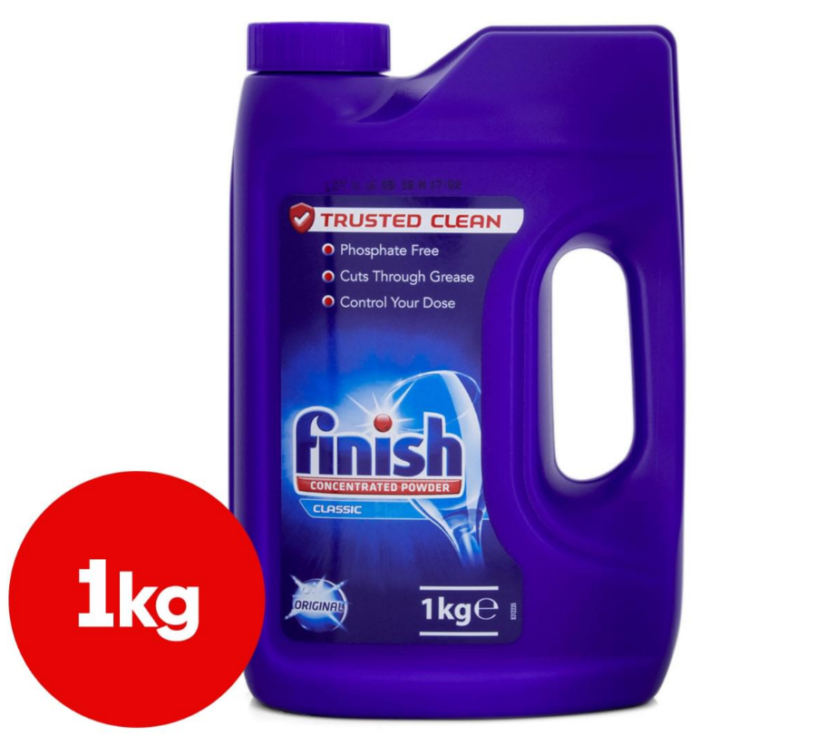 Finish Classic Concentrated Dishwashing Detergent Powder Original 1kg ...