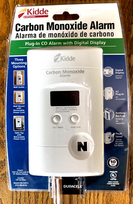 Kidde Nighthawk Carbon Monoxide Detector, AC-Plug-In w/Battery Backup ...