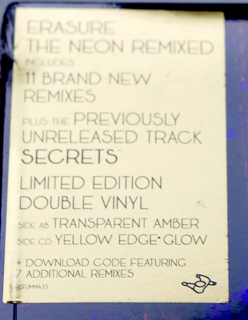 The Neon Remixed (Limited Edition Amber and Yellow Vinyl) by Erasure ...