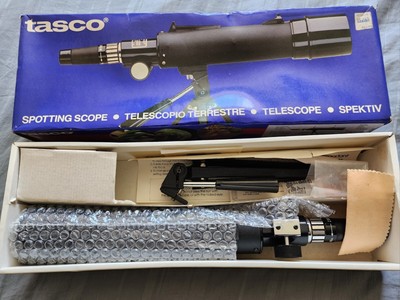 NOS 1989 Tasco 20EB Spotting Telescope With Tripod 15x45x50mm Zoom NEW ...