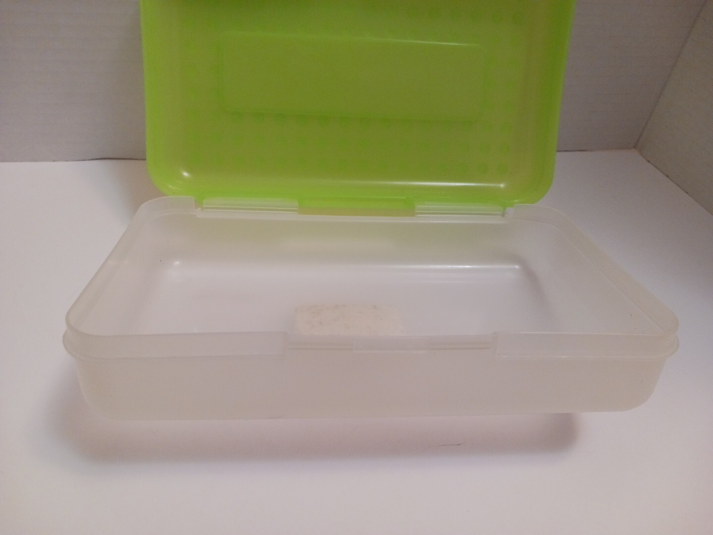 Vtg 1990s Spacemaker Lime Green Plastic Pencil Box Storage Case | eBay