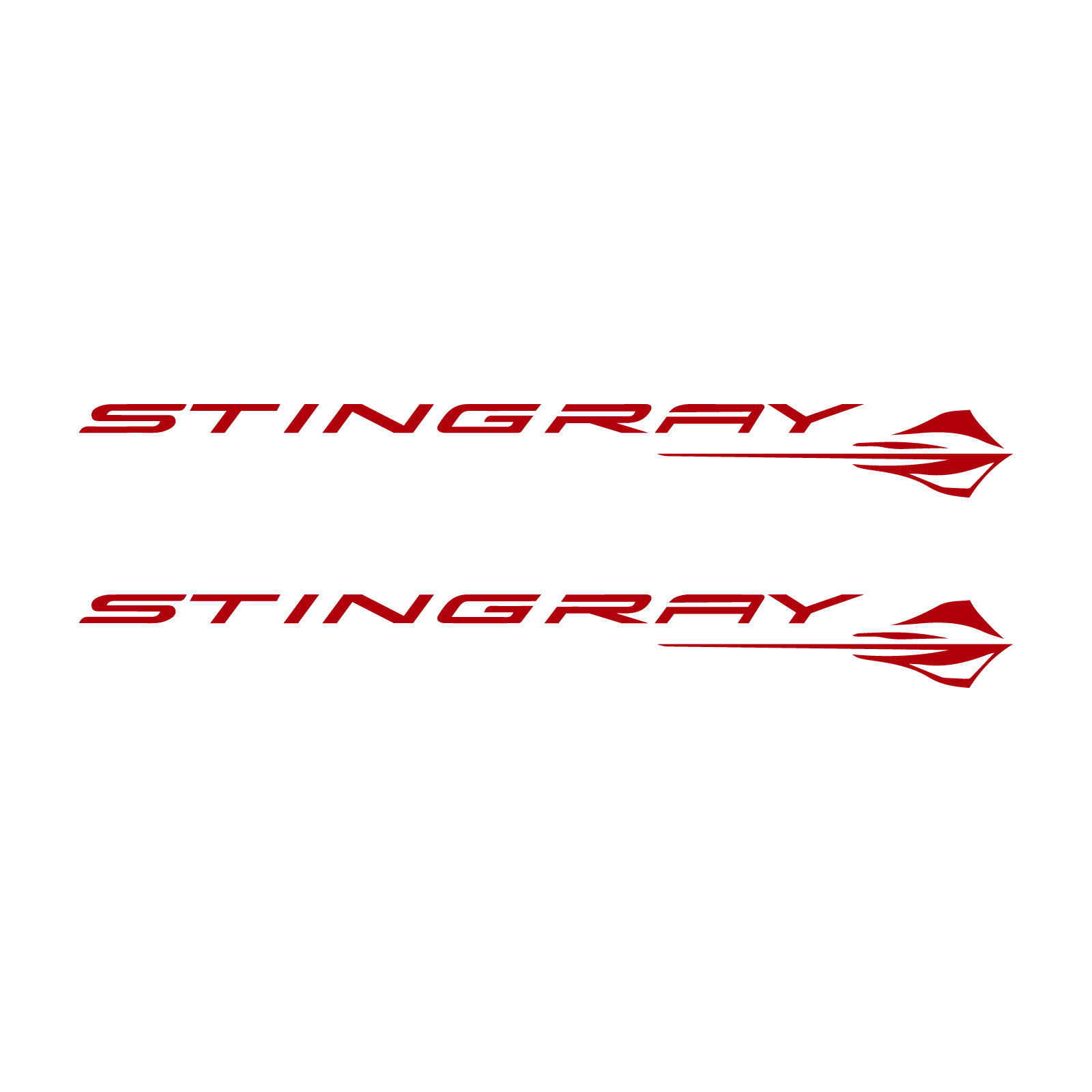 2020-23 C8 Corvette Stingray Script and Logo Vinyl Decal Stickers (1set ...