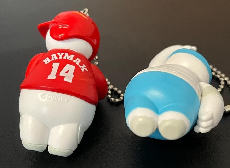 Baymax Figure Charm Set Tokyo Disneyland Capsule Toy Used Swim & | eBay
