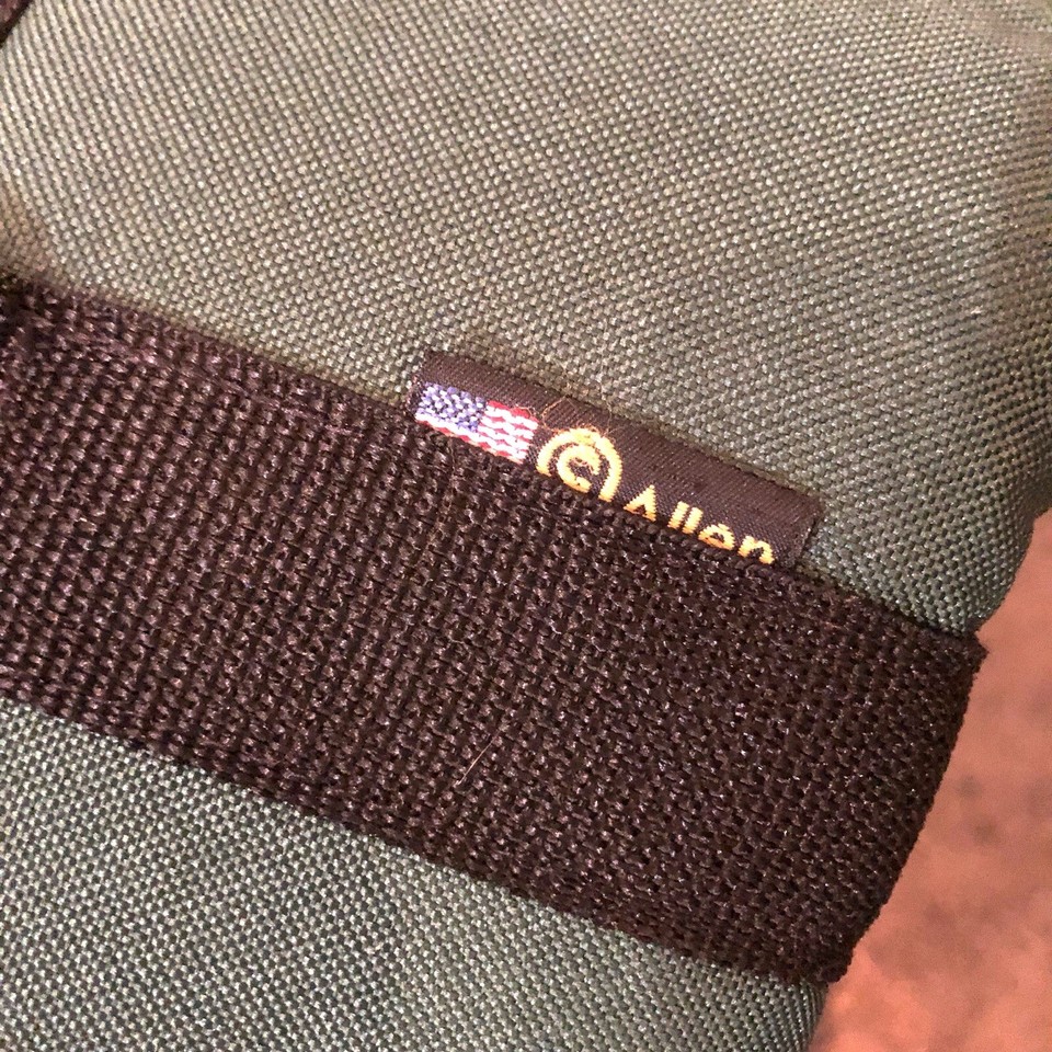 Vintage Allen Soft Rifle Case Padded Medium Green 51” With Hook Loop ...