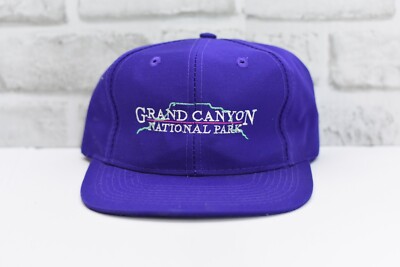 Vtg Grand Canyon National Park AR Hat Cap Blue Brim Goorin Bros Light ...