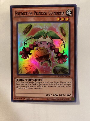 Prediction Princess Coinorma DRL2-EN030 1st Edition Super Rare YuGiOh ...