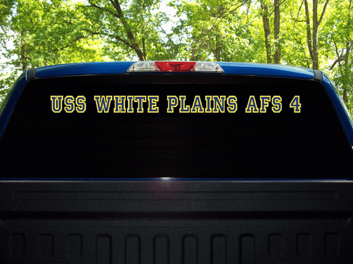 USS WHITE PLAINS AFS 4 Decal US NAVY Military USN S01 | eBay