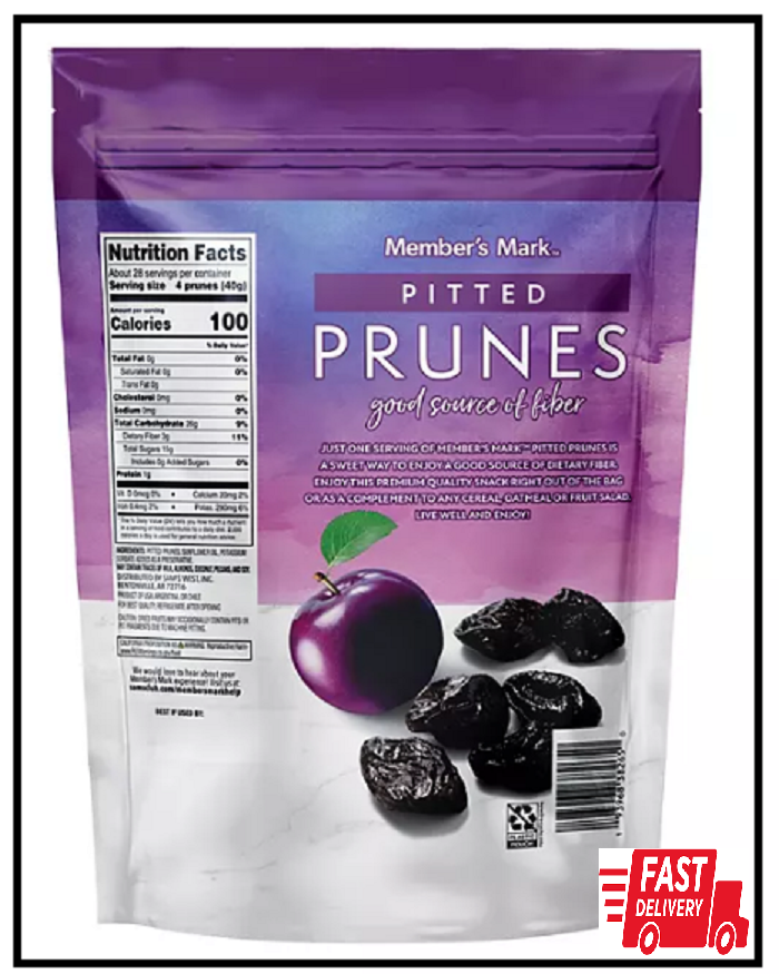2 PACK - Member's Mark Dried Pitted Prunes, 40 oz (Total 80 oz) | eBay