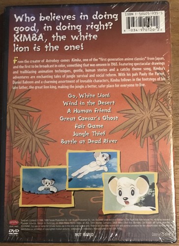 Kimba - Volume 1 DVD (DVD, 2003) for sale online | eBay