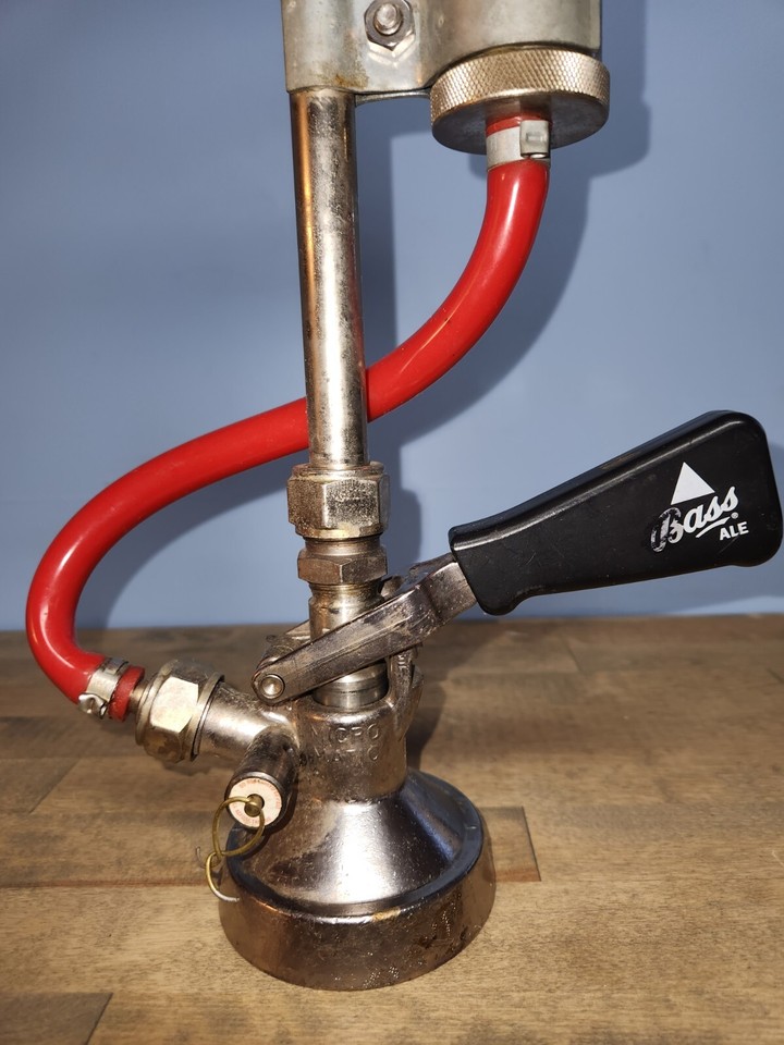 Vintage Micro Matic Beer Keg Tap Bass Ale with Hand Pump Man Cave Beer ...