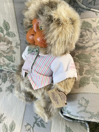 Robert Raikes "Sidney" Wooden Face Cat Original Tag, Box, Certificate ...