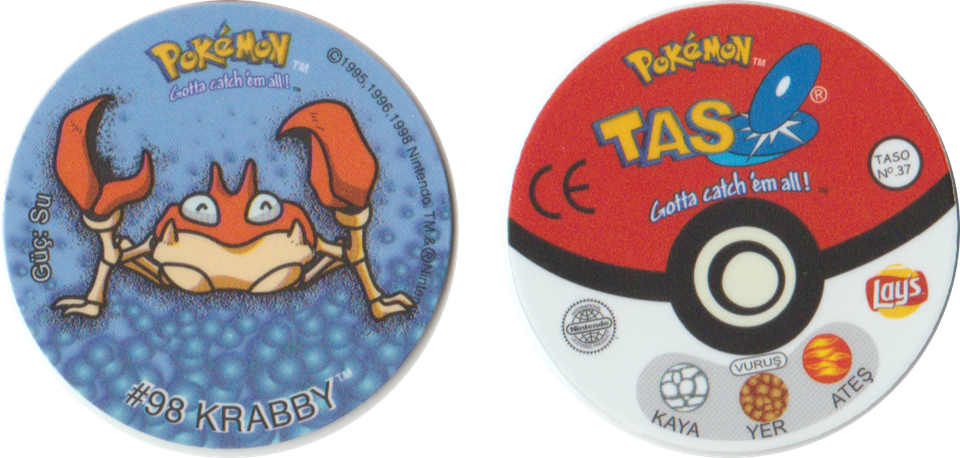 Pokemon Tasos. RARE Pokemon 1995-1998 Tazos. Pokemon Tazos Originales ...