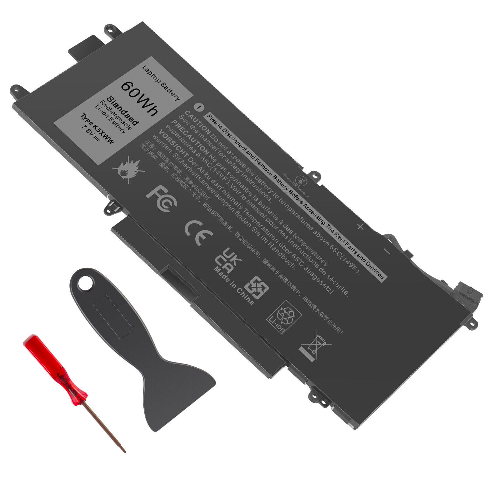 K5XWW 71TG4 Battery for Dell Latitude 5289 7389 7390 7280 2-in-1 X49C1 ...