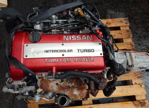 JDM NISSAN SR20DET S13 ENGINE SR20 REDTOP MOTOR 240SX S13 SWAP TURBO 2 ...