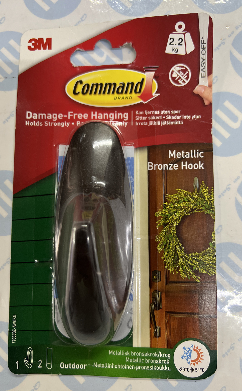 Command Outdoor Designer Hook - Bronze for sale online | eBay