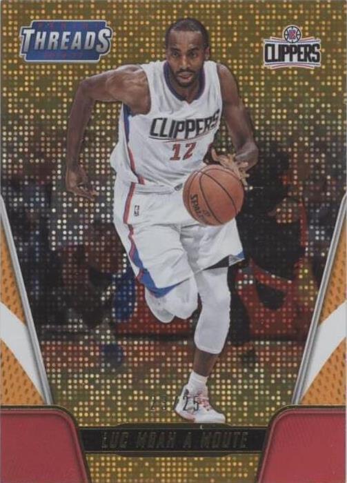 2016-17 Panini Threads - Luc Mbah a Moute #97 Century Proof Orange ...