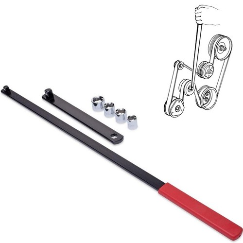 Serpentine Belt Tool Kit,Universal 3/8" 1/2" Drive Serpentine Belt ...