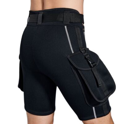 Diving Shorts with Pocket 2mm Neoprene Tech Shorts Wetsuits Surfing ...