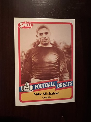 1989 Swell Greats #21 - Mike Michalske - Green Bay Packers (Hall of ...