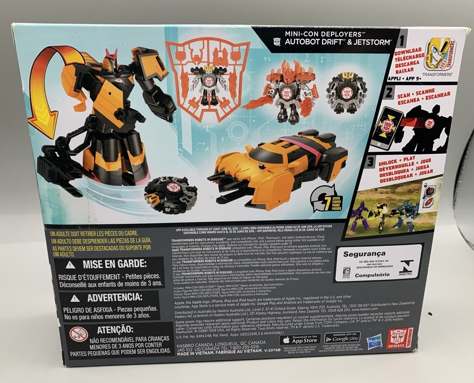 Transformers Robots in Disguise Mini-Con Deployers Autobot Drift ...