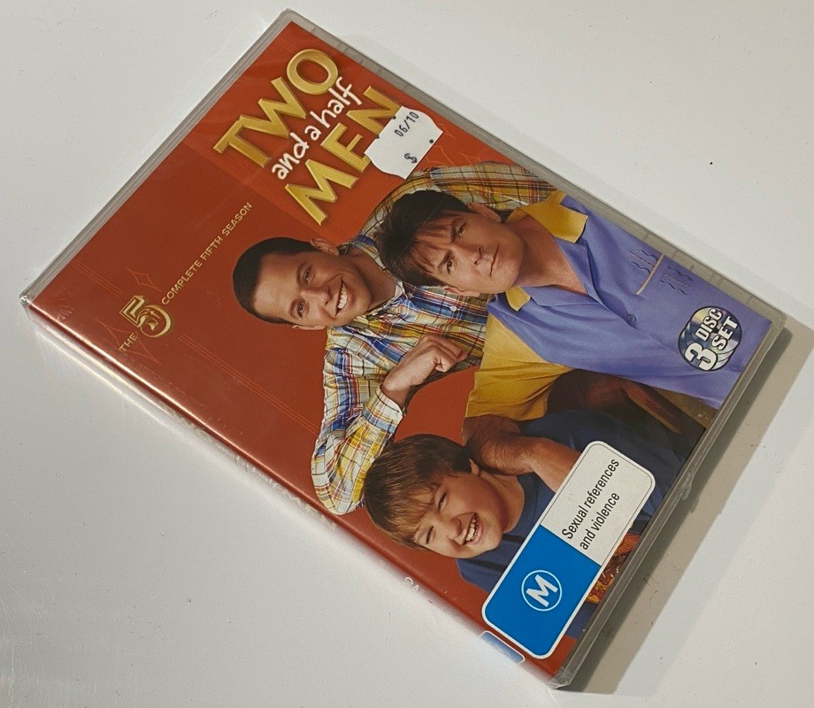 Two And A Half Men Season 5 DVD TV Show Series Charlie Sheen Region 4 ...
