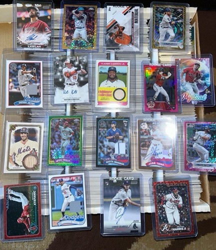 1000 Card Modern Baseball Card Value Lot- Guaranteed hits (auto/relic ...