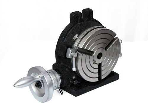 HV6 Rotary Table 4 Slot 6" 150 mm With Tailstock & dividing Indexing ...