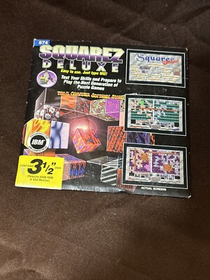 Squarez Deluxe- 3.5” Disk PC Game Wiz Technology | eBay