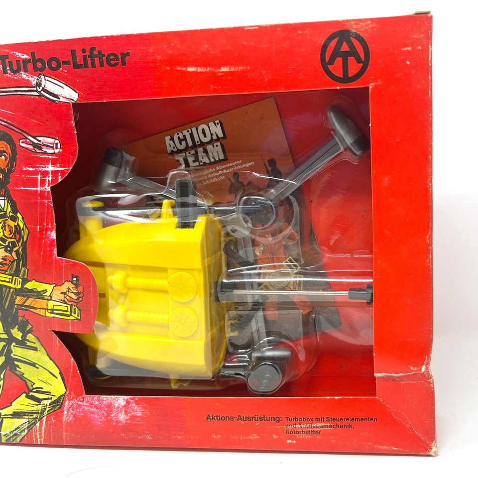 Vintage Gi Joe Adventure Team Hasbro Turbo Copter MIB Action Team ...